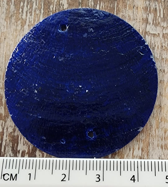 Capiz Shells 4 craft, 5cm, 2 predrilled holes, ROYAL BLUE SECONDS📌📌 ev ...