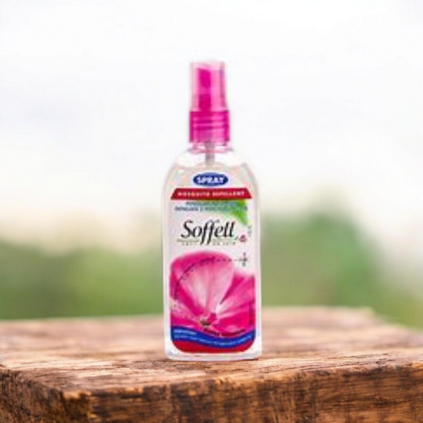 Soffell Mosquito Mozzie repellent Spray Floral Geranium FLORAL 80g ...