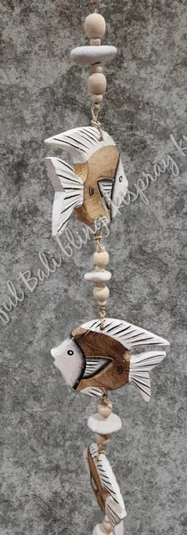 Wood dangler, fish approx 10cm x 90 cm #0093 – Kispray Kreative