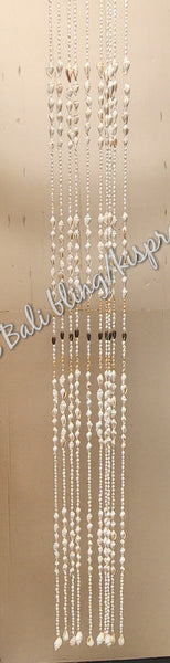 Seashell hangers 20 single strands shell section is approx 160 cm long ...