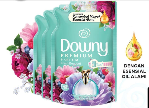 Downy Premium Perfum Fresh Bouquet softeners 12 x 8 ml sachets(#30 ...